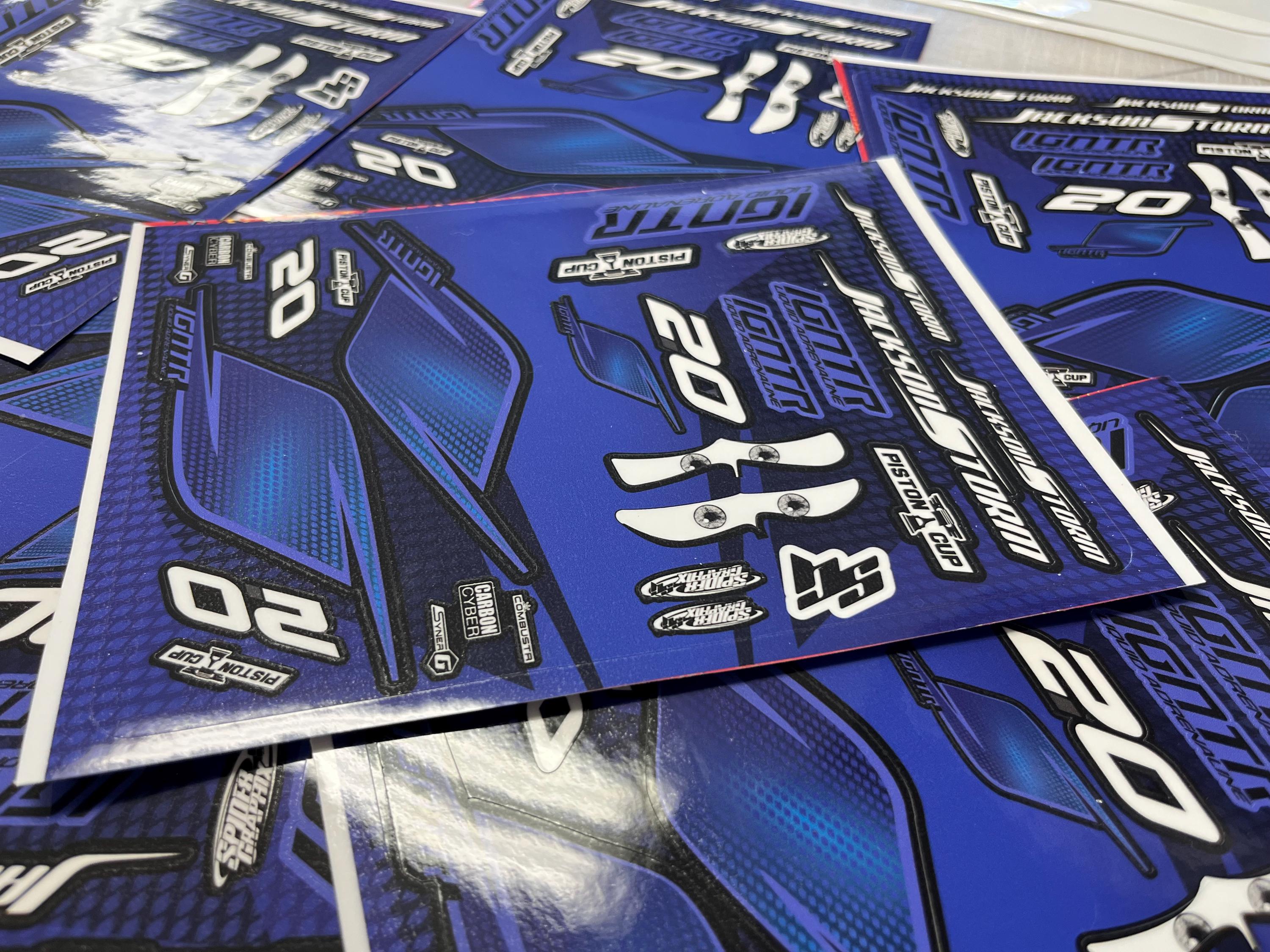 8.5"x11" Jackson Storm Cars Decal Package - Etsy