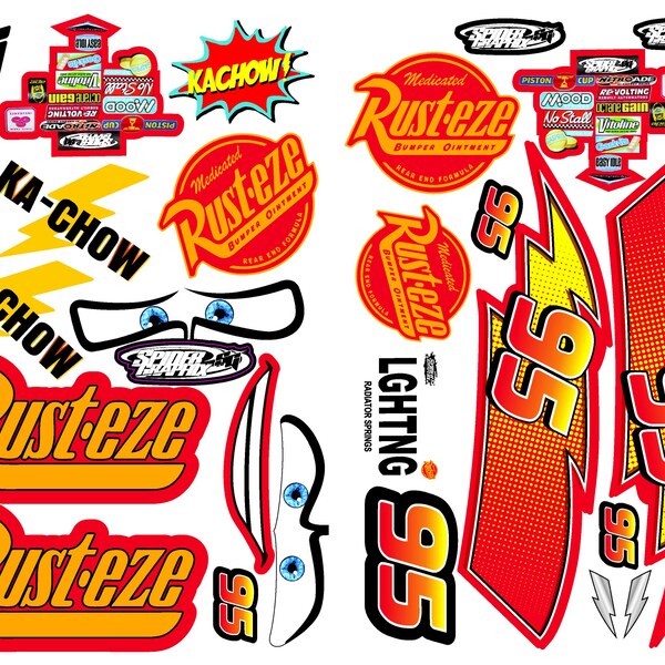 Lightning Mcqueen - Etsy