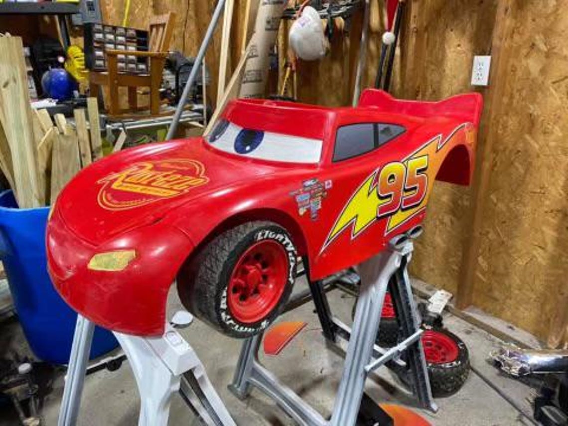 Lightning Mcqueen Power Wheels 6 Volt Cars 1 Graphics - Etsy