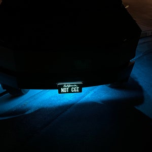 Custom Light up License Plate - Etsy