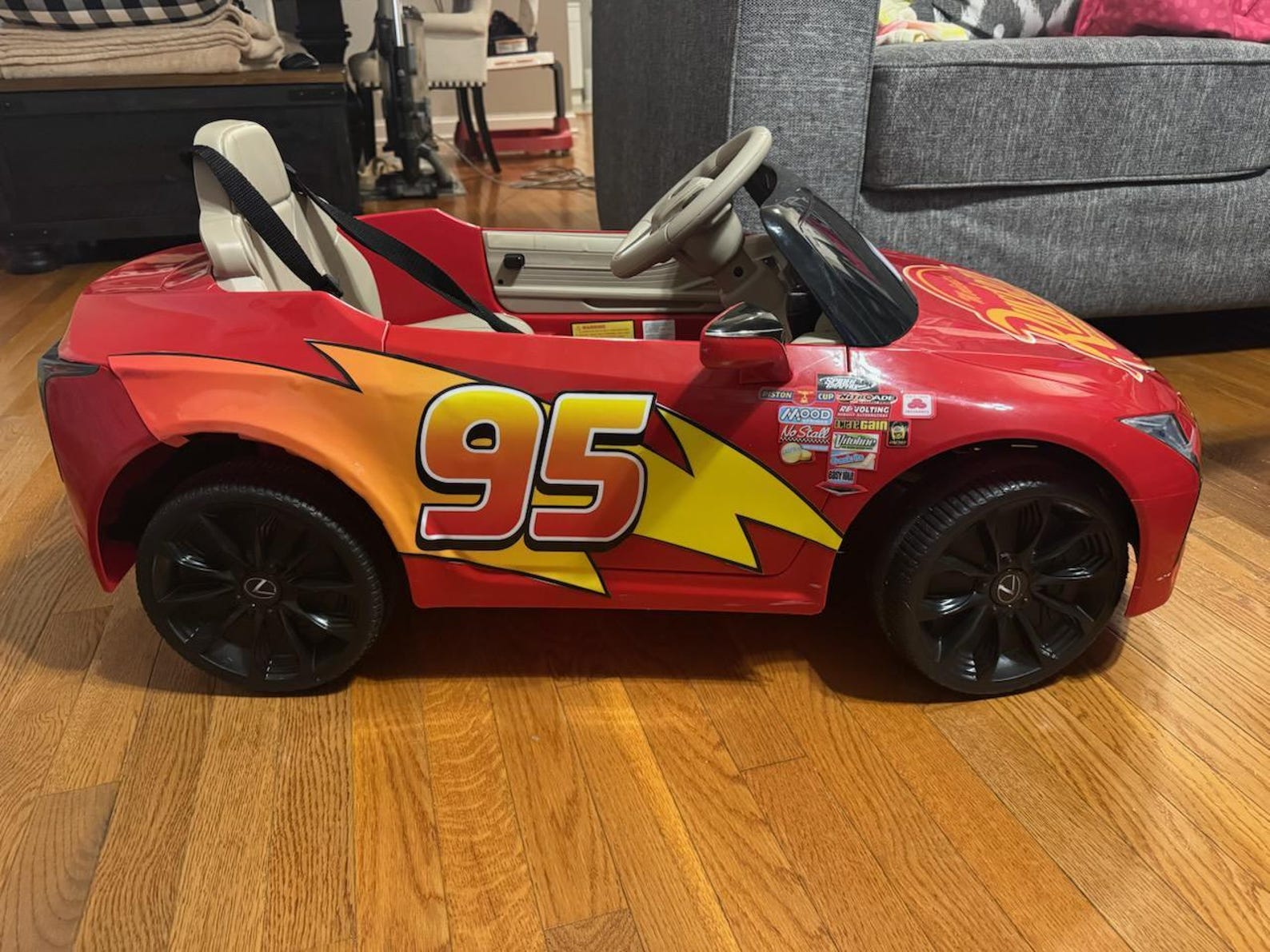 Lightning Mcqueen Power Wheels 6 Volt Cars 1 Graphics - Etsy