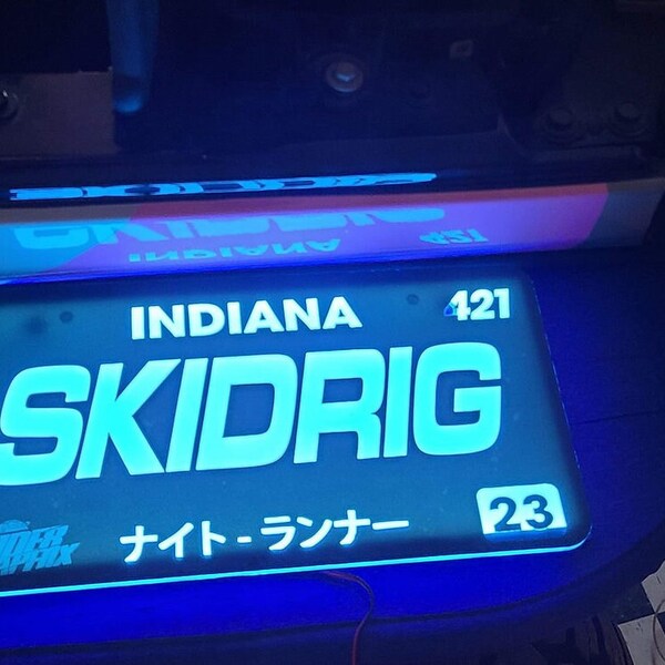 Led Lighted License Plate Frame - Etsy