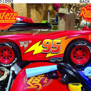 Lightning Mcqueen Decals 60" - Etsy