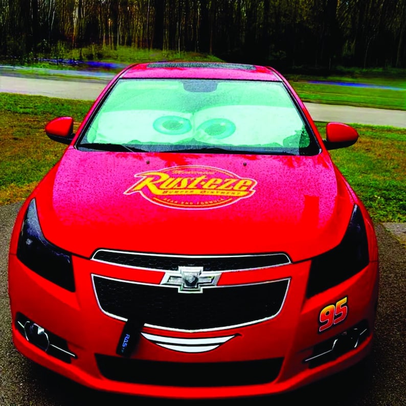Lightning Mcqueen Decals 60" - Etsy