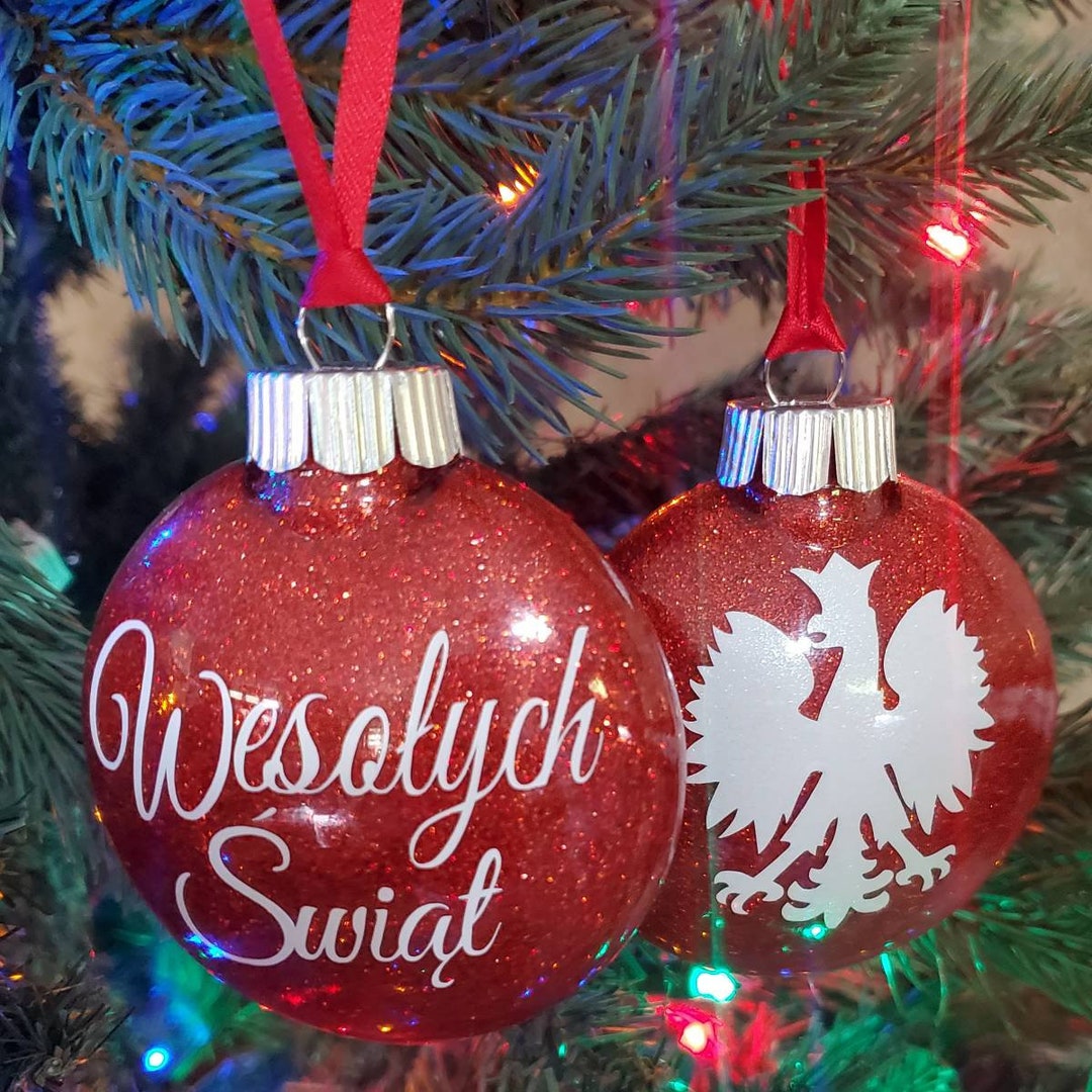 Polish Themed Christmas Ornaments - Etsy