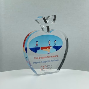 Apple Trophy / Teacher Award / Student Award / Education Trophy ...