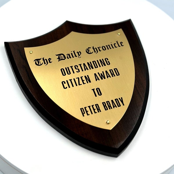 Trophy Plaque - Etsy