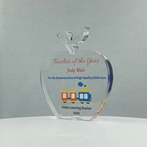 Apple Trophy / Teacher Award / Student Award / Education Trophy ...