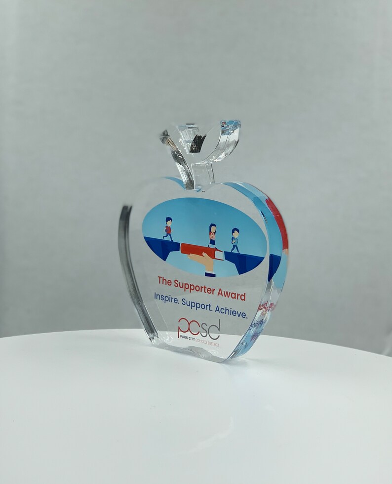 Apple Trophy / Teacher Award / Student Award / Education Trophy ...