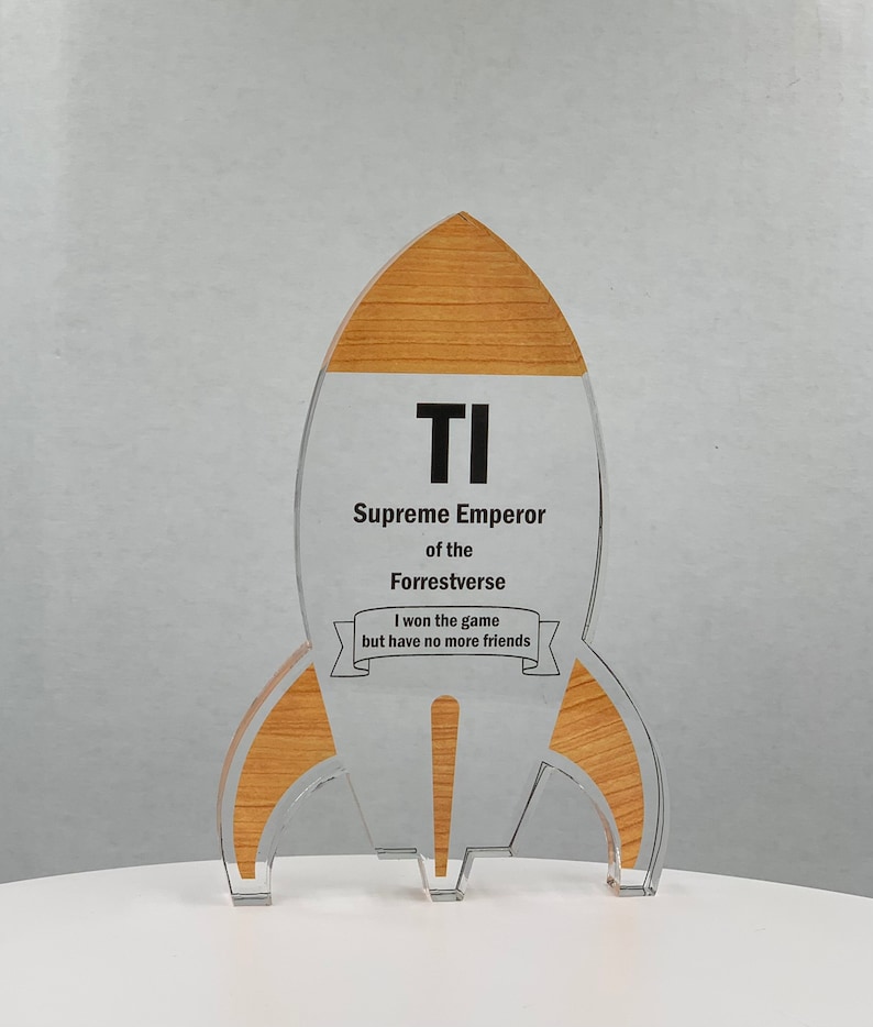 Rocket Trophy / USA Flag Themed Trophy / STEM Award / NASA - Etsy