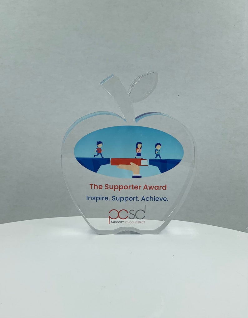 Apple Trophy / Teacher Award / Student Award / Education Trophy ...