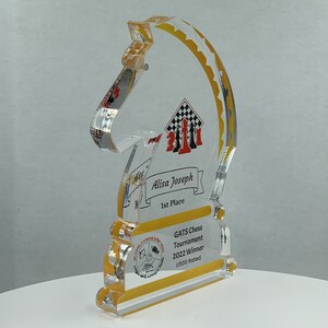 Knight Award, Chess Trophy, Equestrian Award, Stallion Trophy ...