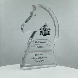 Knight Award, Chess Trophy, Equestrian Award, Stallion Trophy ...