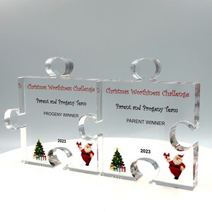 Puzzle Trophy, Stackable Award, Education Trophy, Math Gift, Graduation ...