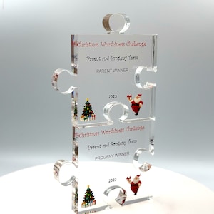 Puzzle Trophy, Stackable Award, Education Trophy, Math Gift, Graduation ...