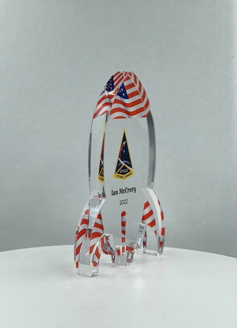 Rocket Trophy / USA Flag Themed Trophy / STEM Award / NASA - Etsy