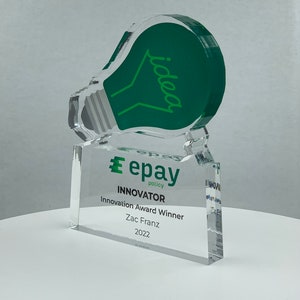 Light Bulb Trophy, Innovator Award, Ideation Award, Patent Award, STEM ...