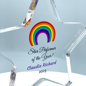 Star Trophy, Top Performer Award, Employee Recognition Award, STEM ...