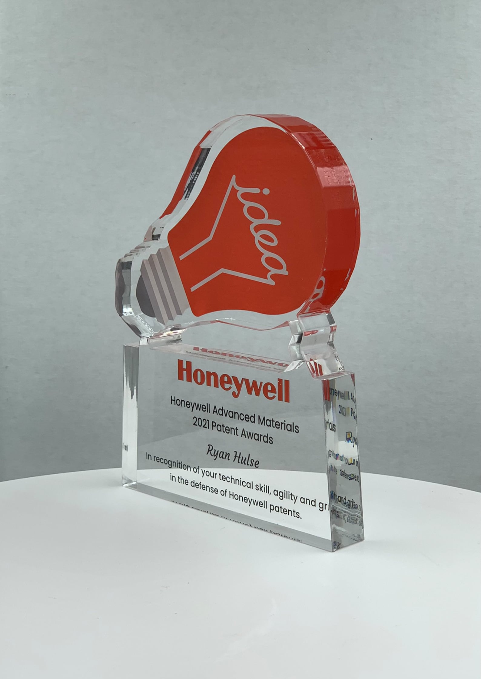 Light Bulb Trophy Innovator Award Ideation Award Patent - Etsy