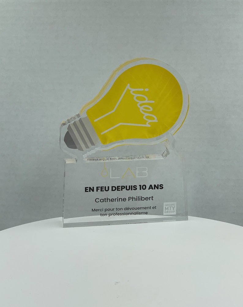 Light Bulb Trophy Innovator Award Ideation Award Patent - Etsy