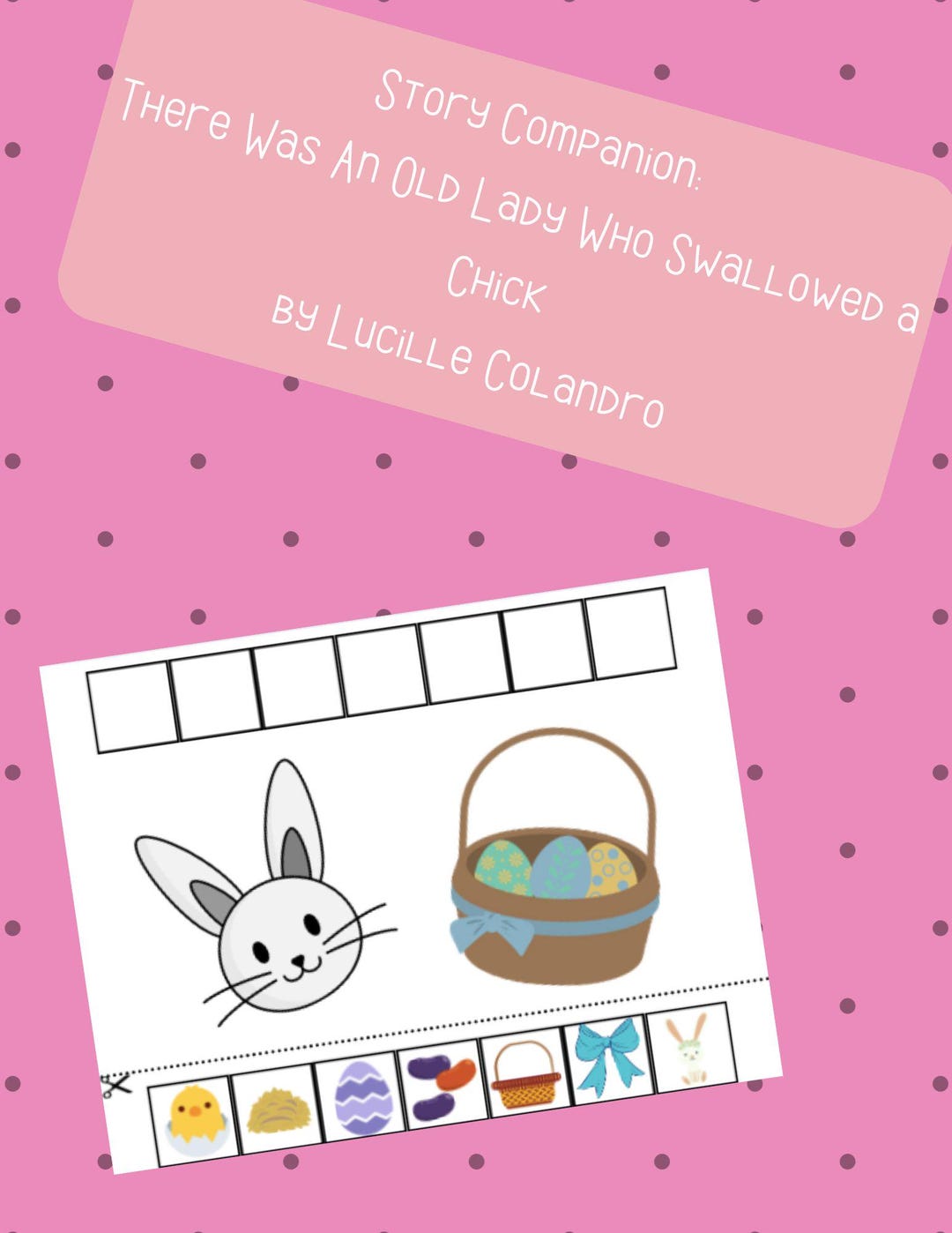 There Was an Old Lady Who Swallowed a Chick - Story Companion - Etsy