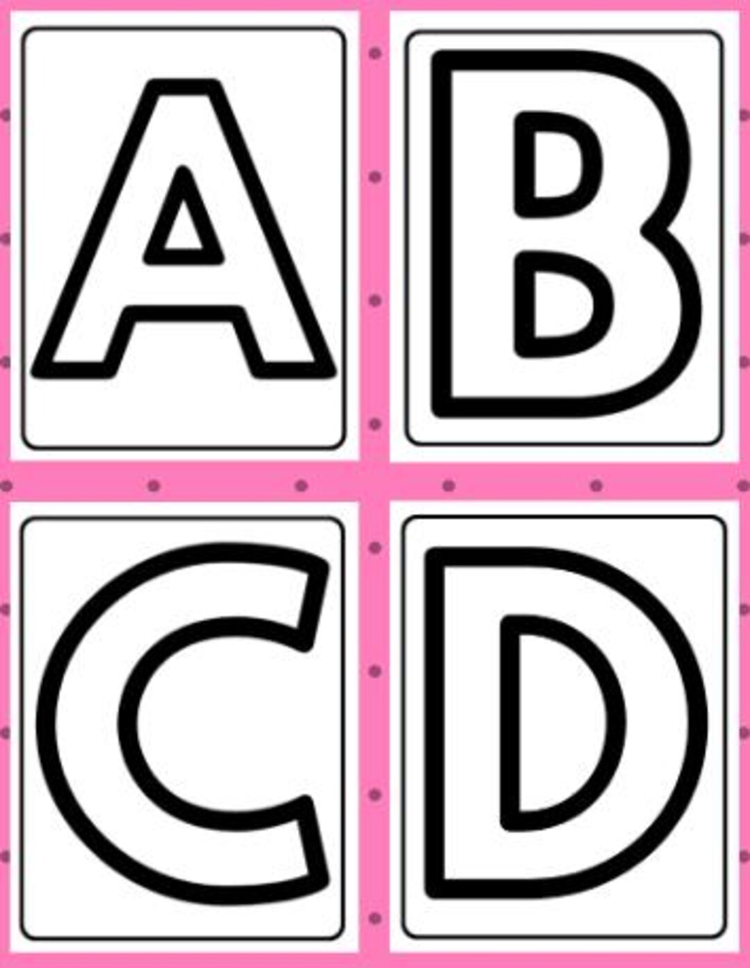 Capital Letters Mats - Etsy