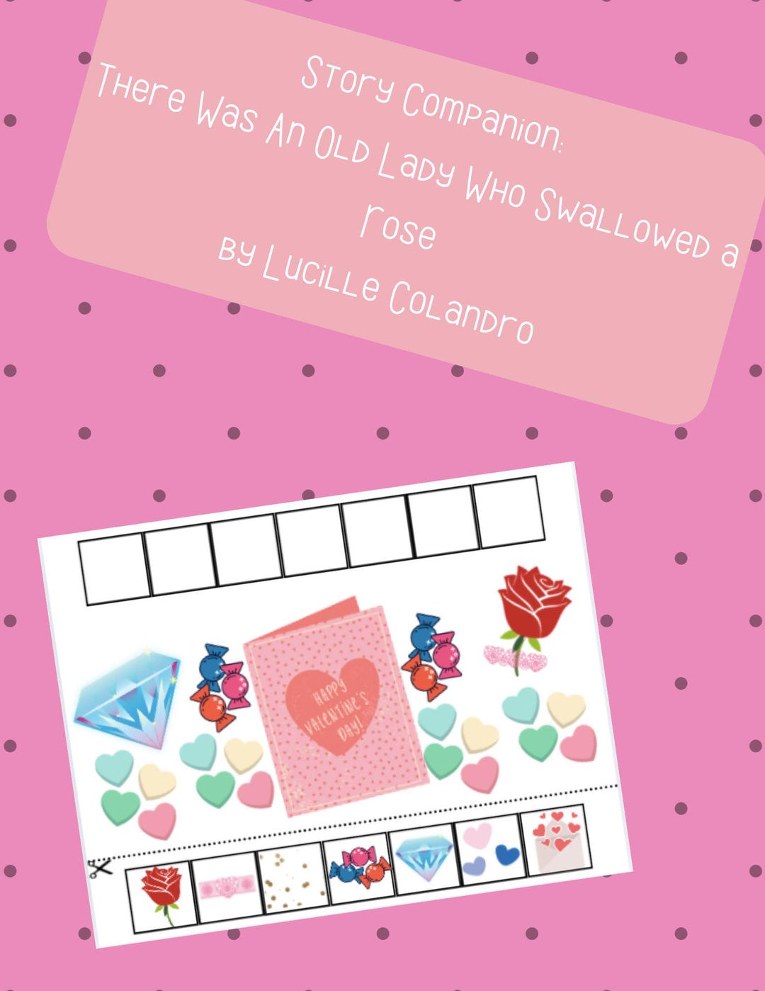 There Was an Old Lady Who Swallowed a Rose - Story Companion - Etsy