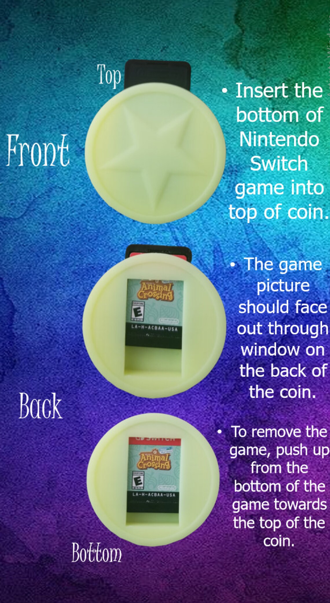 Animal Crossing Inspired Bell Bag & Bell Coin Switch Cartridge - Etsy