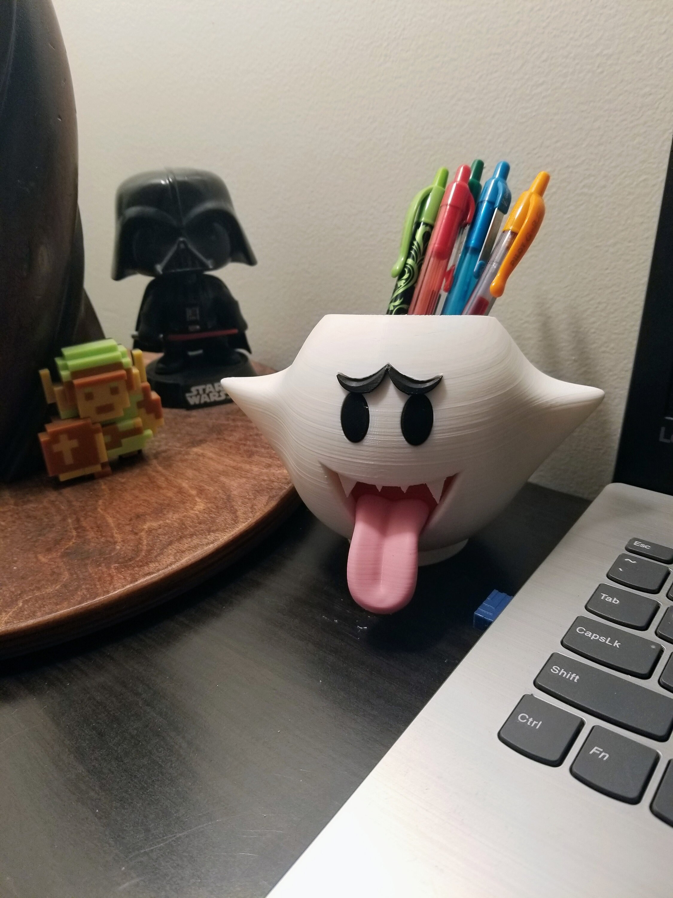 Mario Inspired Boo Pen Holder Boo Utensil Holder Super Mario | Etsy