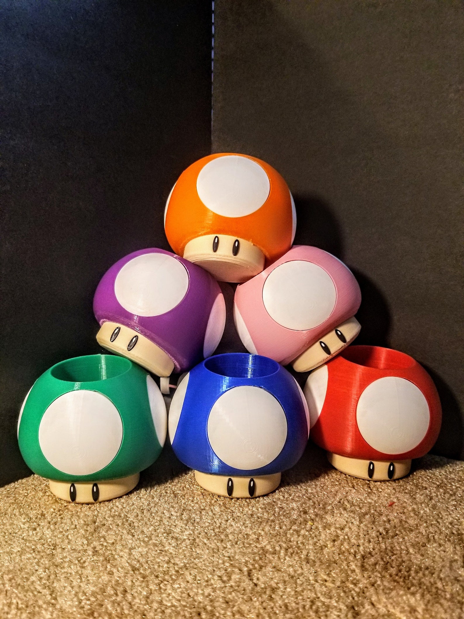 Mushroom Pen Holder Desk Organizer Video Game Inspired Gift - Etsy