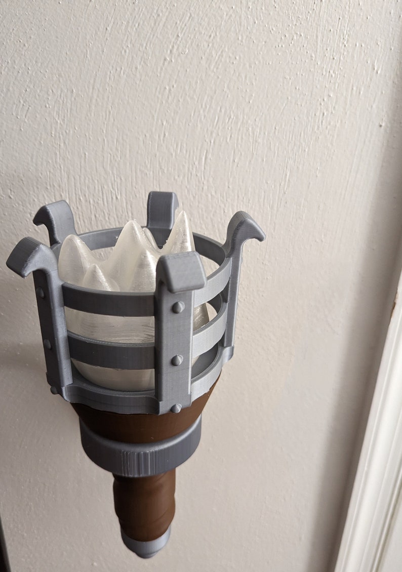 Torch Lamp STL File for 3D Printing Video Game Inspired - Etsy