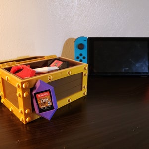 Treasure Chest Rupee Switch Game Holder, Video Game Inspired Switch ...
