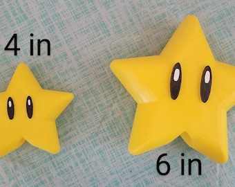 Super Mario Power Star Tree Topper - Etsy