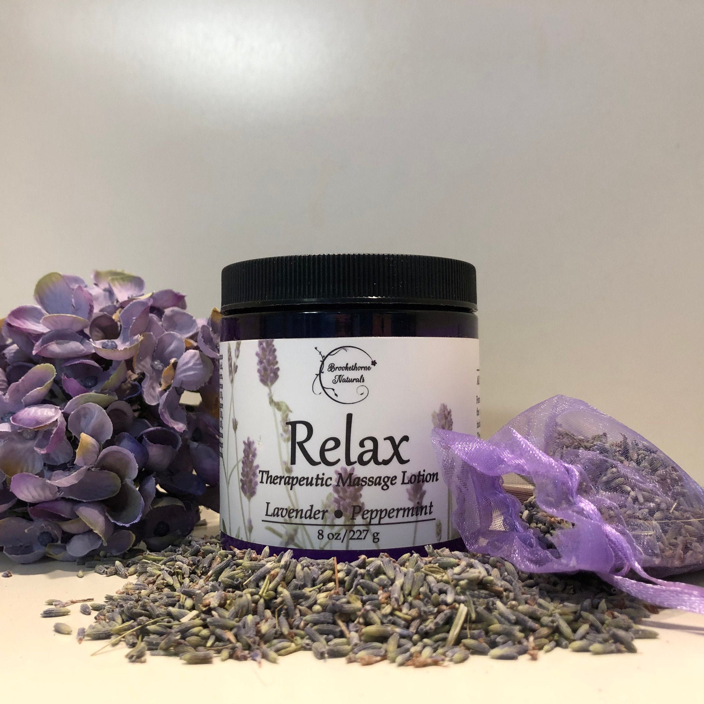 Therapeutic Massage Lotion- All Natural Enriched With Lavender ...