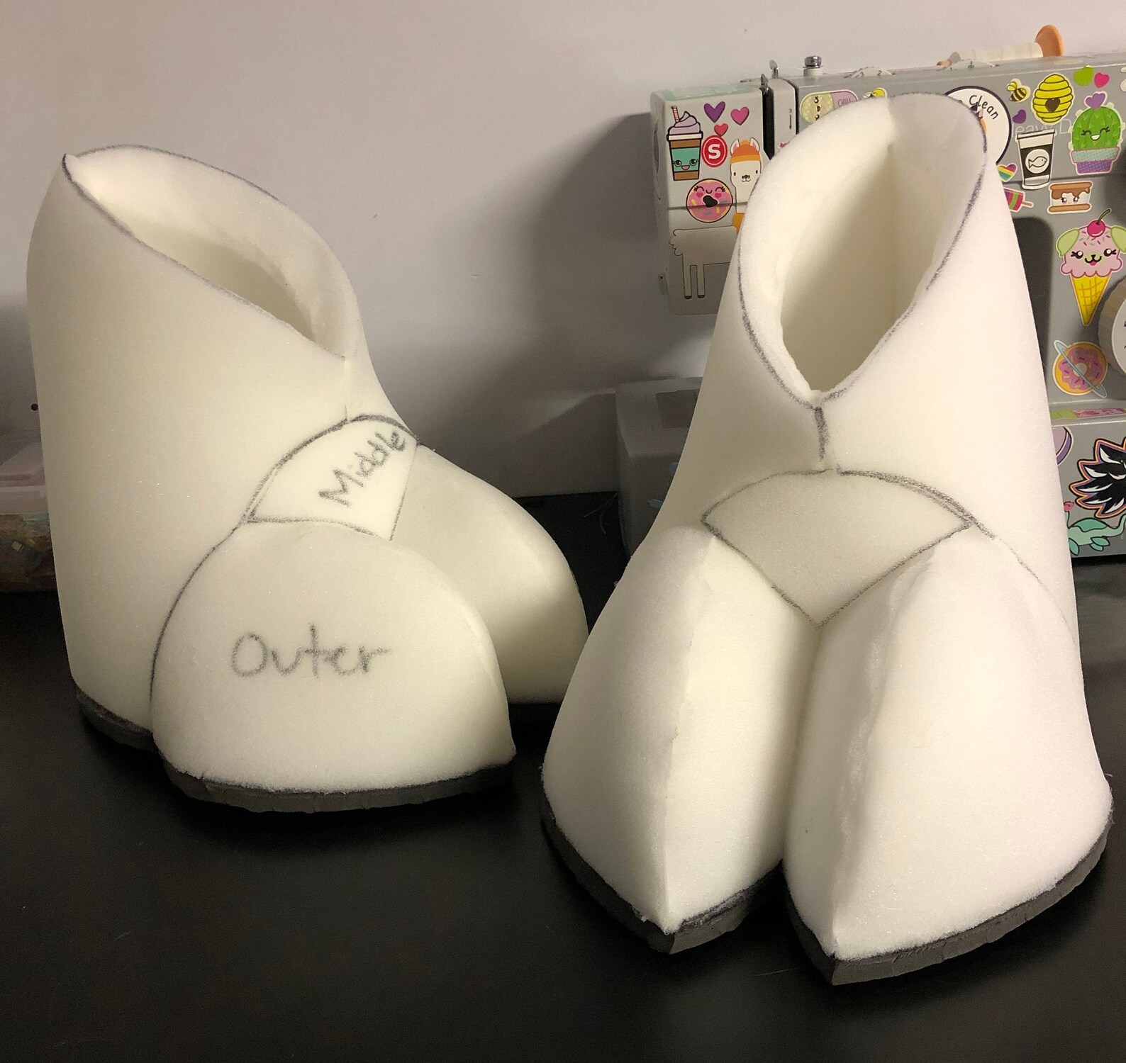 Feet Hooves Foam Base Pattern | Etsy