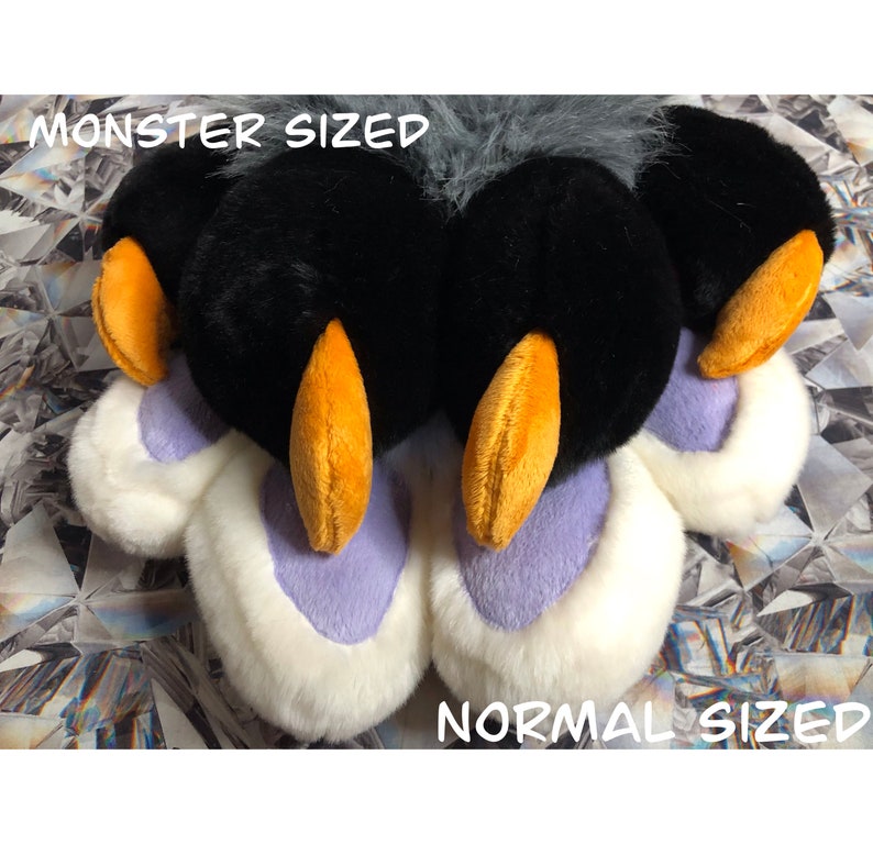Fursuit Puffy Paw Patterns 2 Pack - Etsy Canada