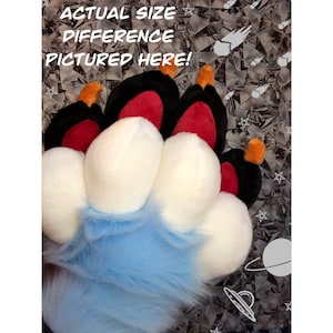 Fursuit Puffy Paw Patterns (2 Pack) - Etsy