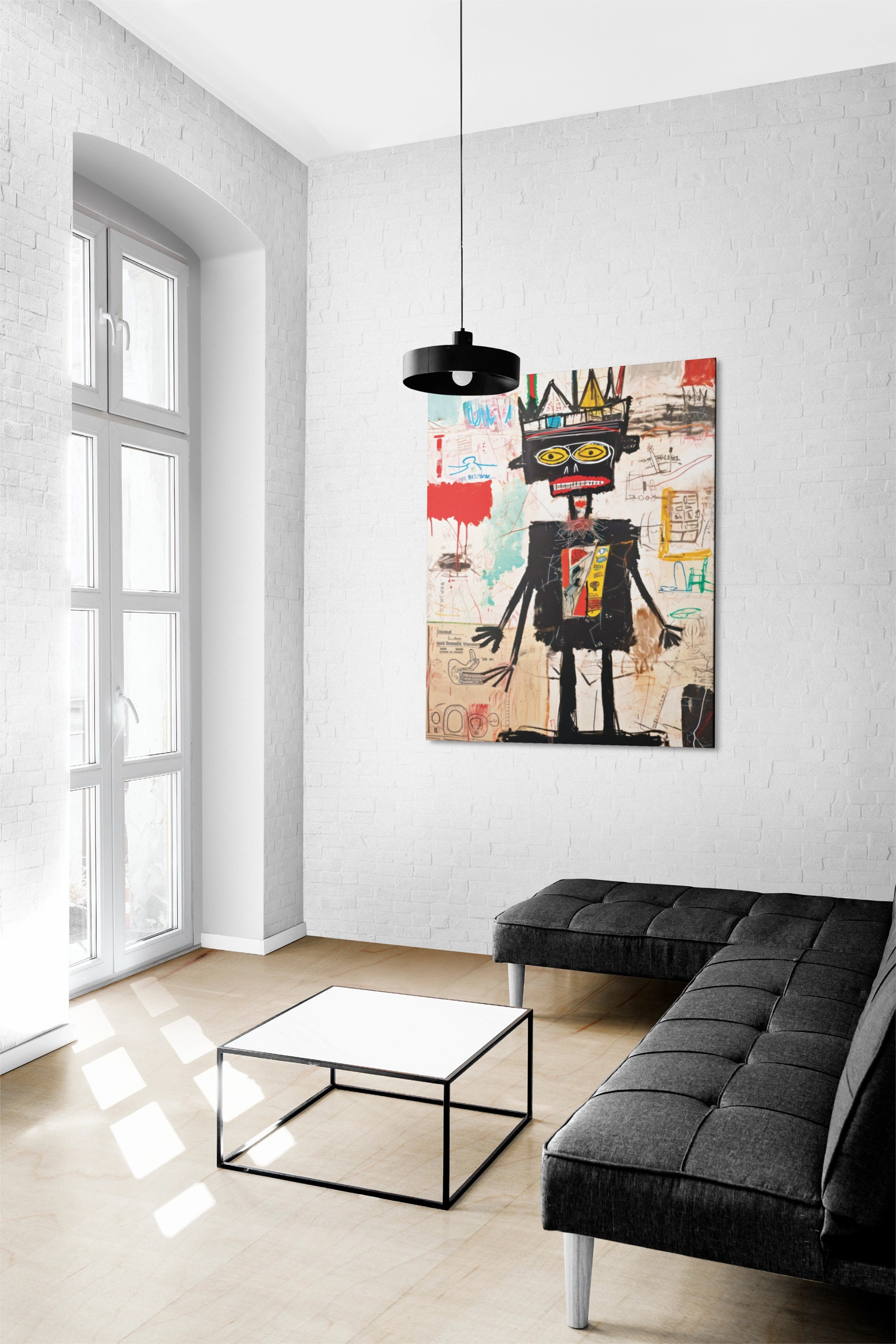 Basquiat Digital Poster Set of 2 Jean Michel Basquiat Inspired Poster ...