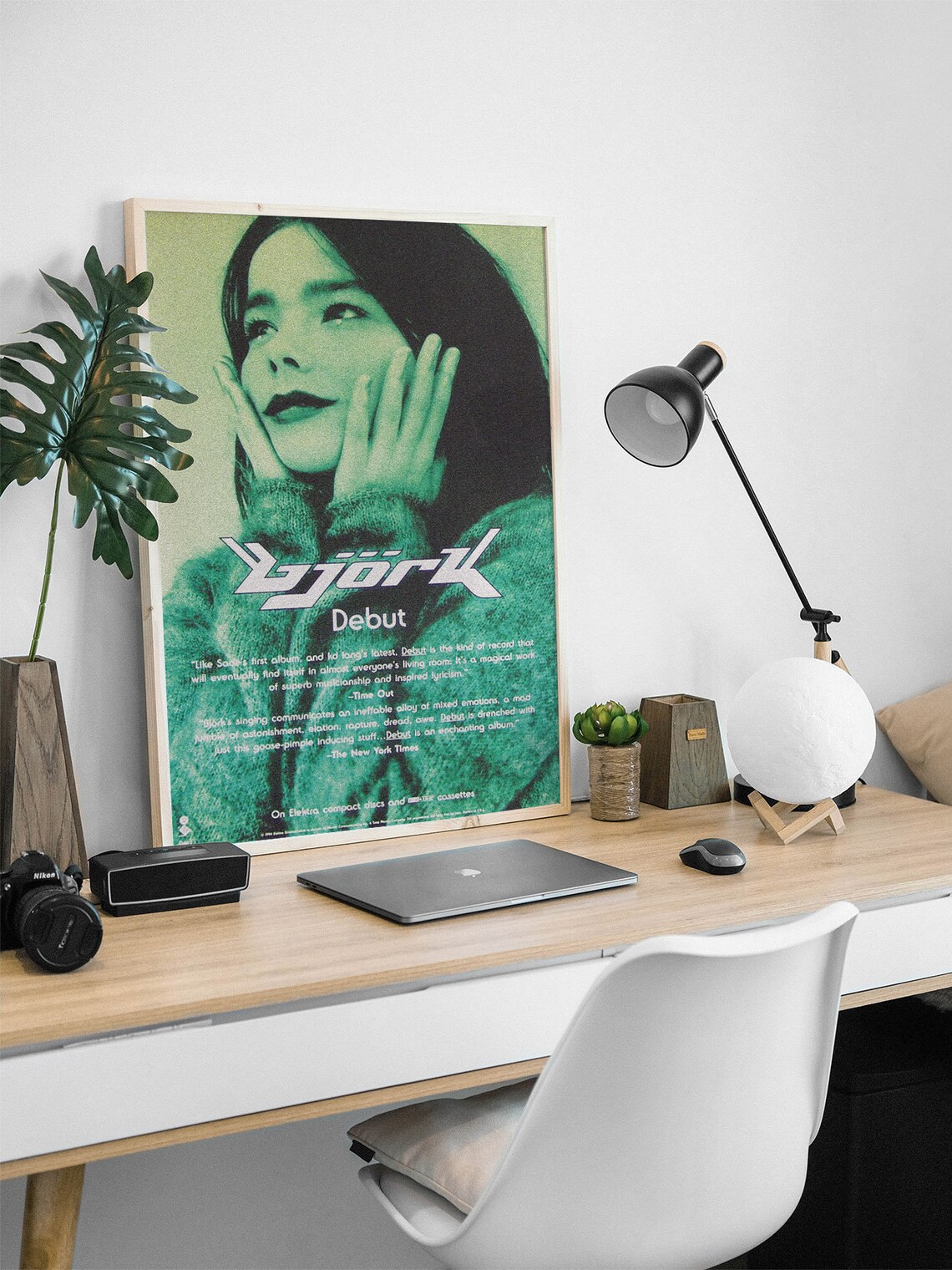 Bjork Debut Album Cover Poster, Vintage Bjork Poster, Bjork Album Print ...