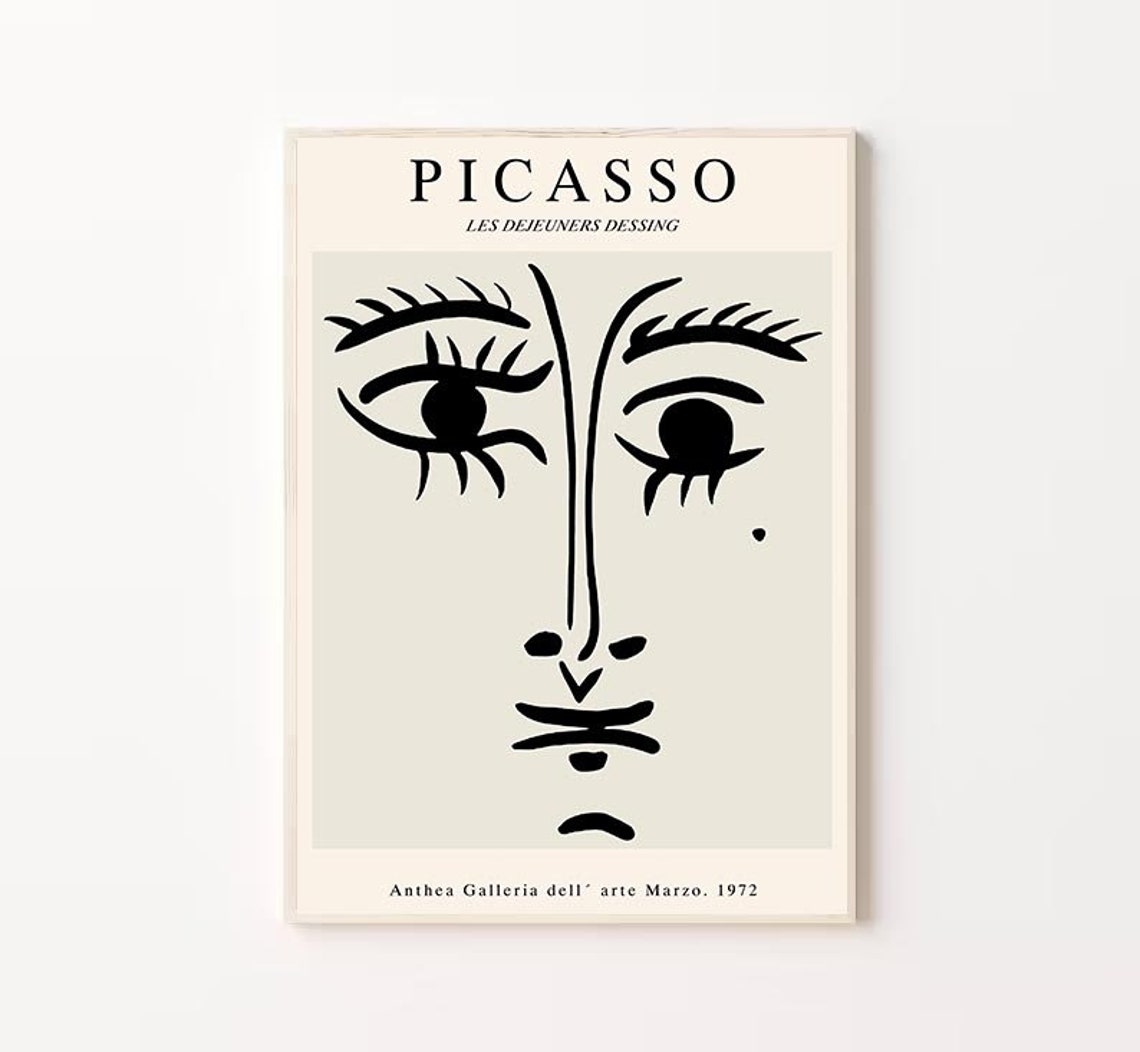 Picasso Art Print Modern Art Print Picasso Print Picasso - Etsy