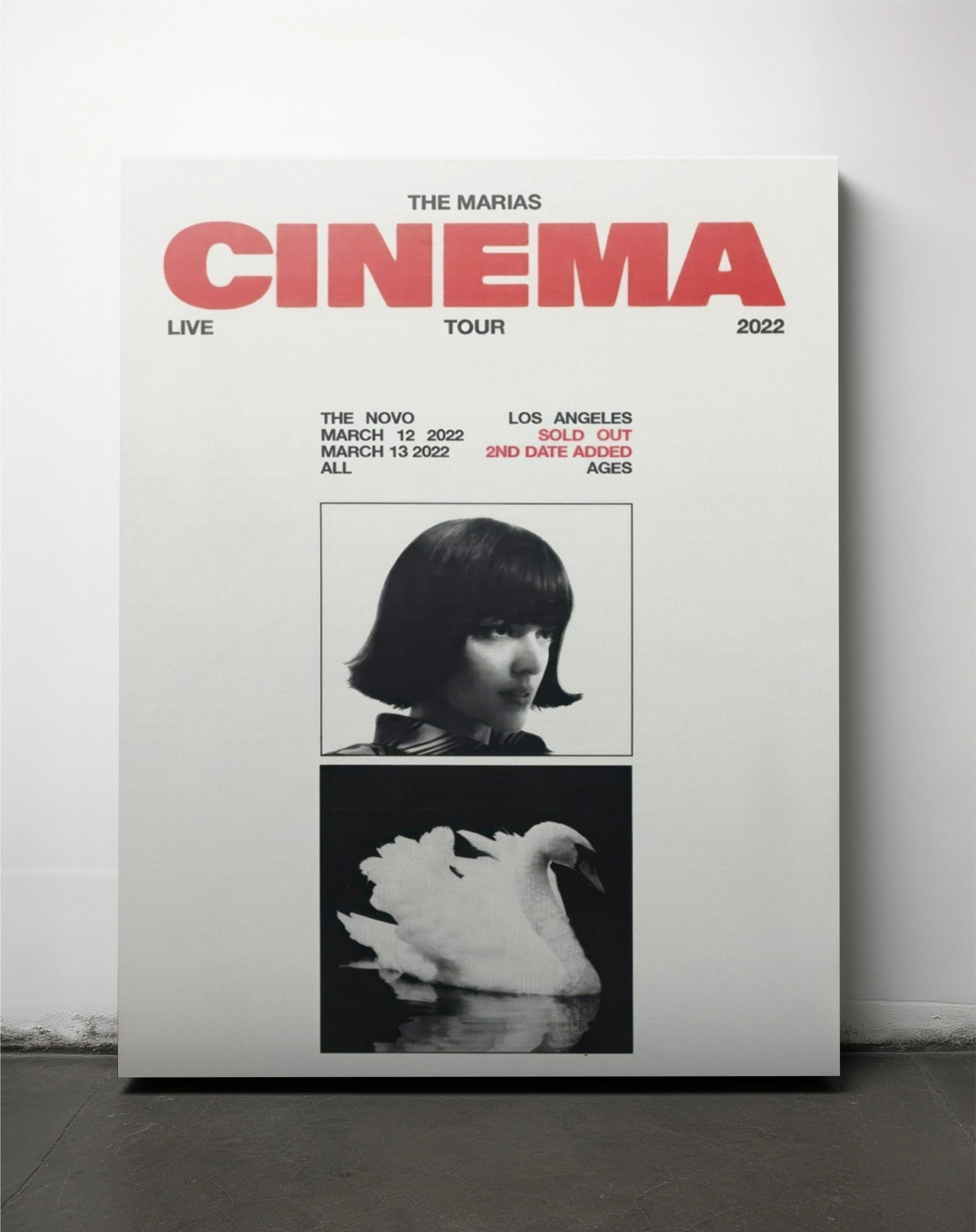 The Marias Cinema Poster Album Cover Poster Music Gift Tour Merch Album ...