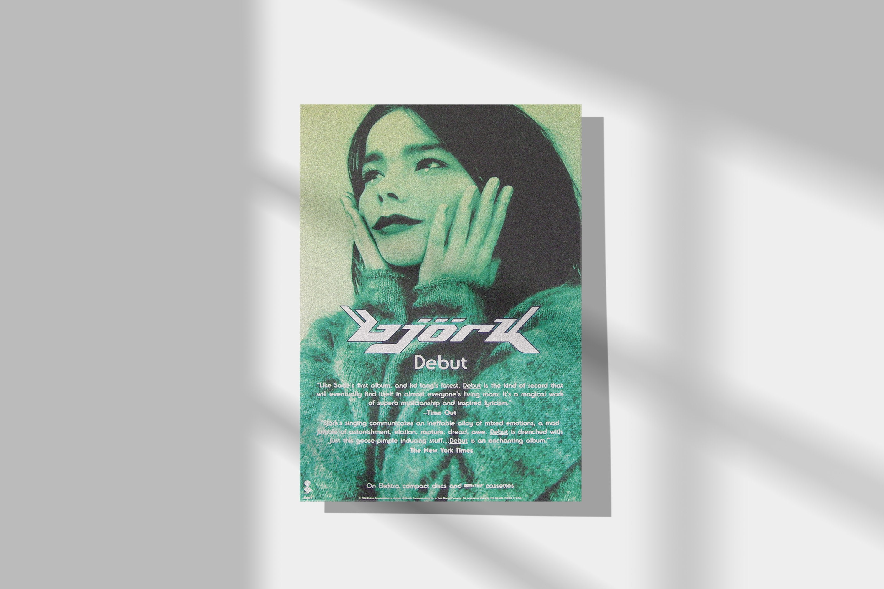 Bjork Debut Album Cover Poster Vintage Bjork Poster Bjork Album Print