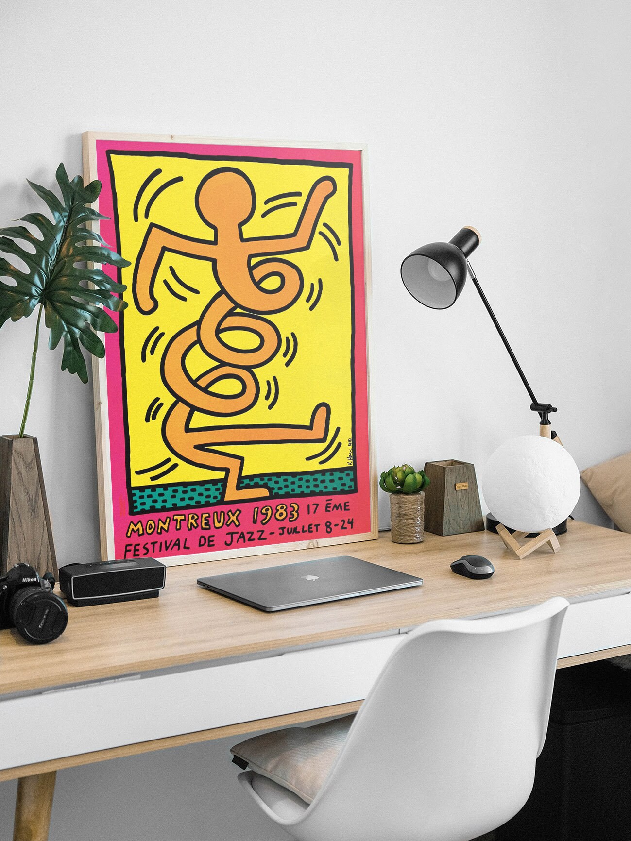 Keith Haring Montreux 1983 Print, Keith Haring Montreux 1983 Exhibition ...
