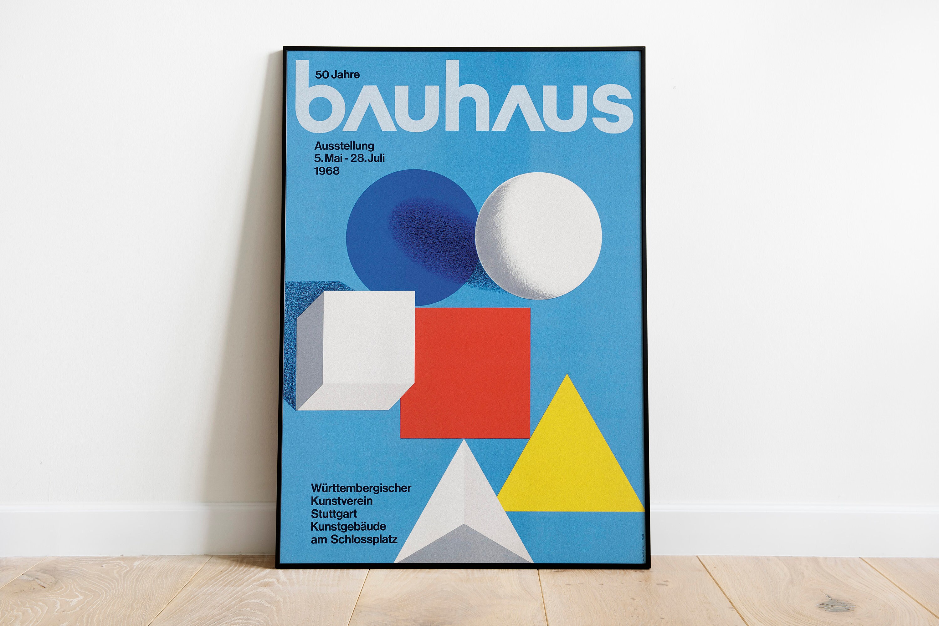 Bauhaus Exhibition Poster, Herbert Bayer Print (digital Download) - Etsy