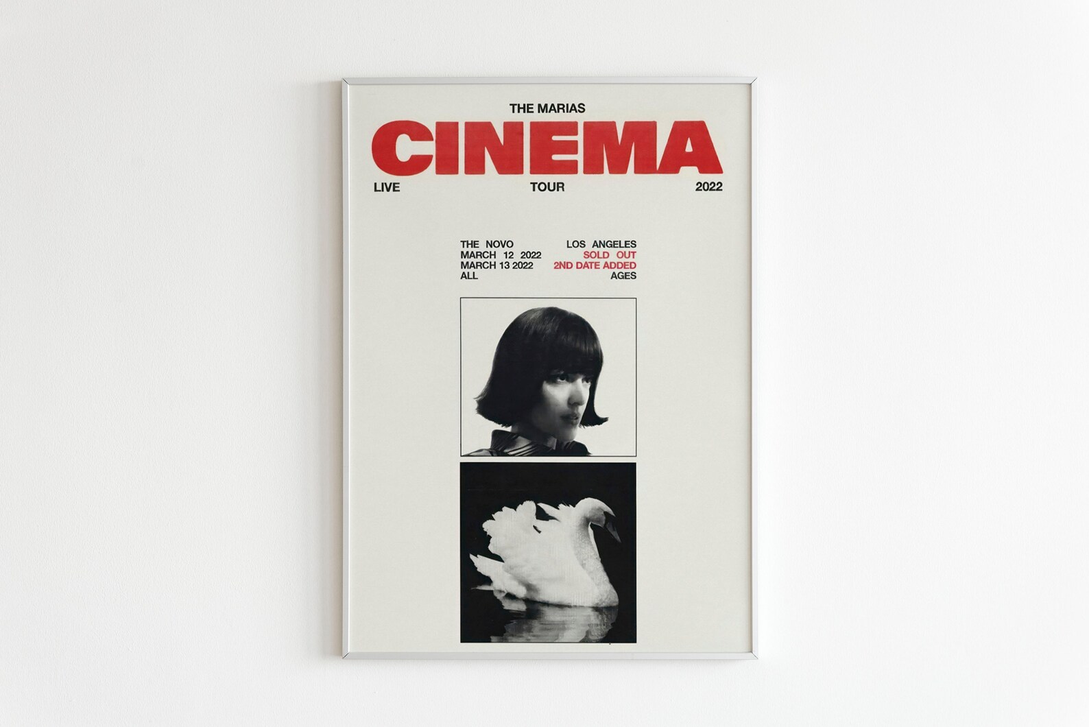 The Marias Cinema Poster Album Cover Poster Music Gift Tour Merch Album ...