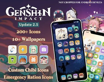 Genshin App Icons | Etsy