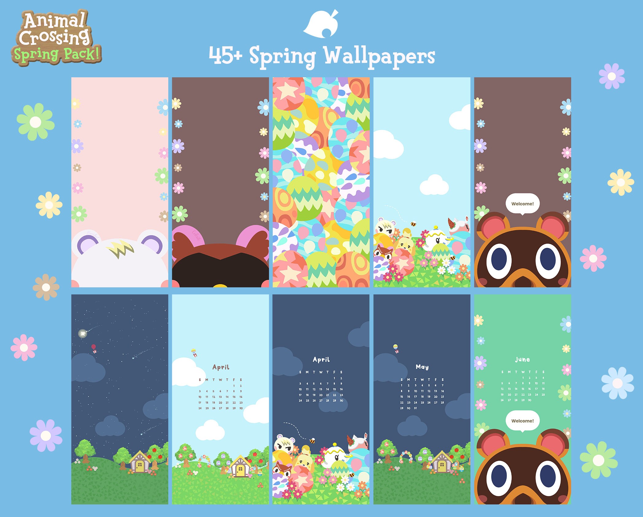 Iphone Ios App Icons Animal Crossing Spring Edition 350 - Etsy