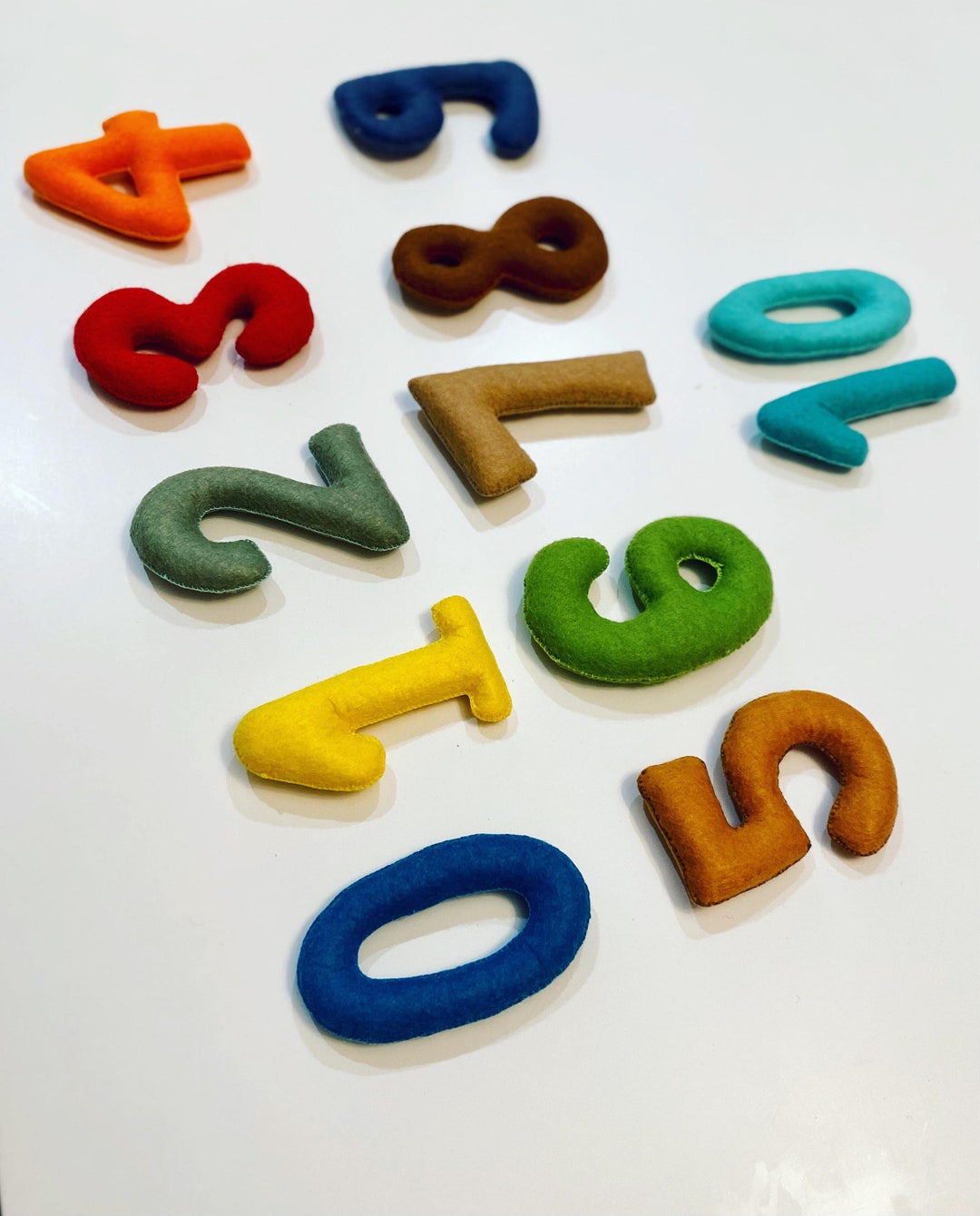 LARGE Felt Number Set Set, Gift for Kids, Learning ABC, Montessori ...