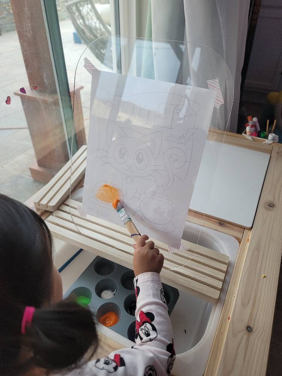 Large or Small BLANK Clear Acrylic Board, TROFAST Lid | Flisat Table ...