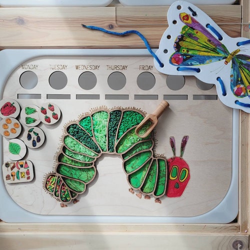 Montessori IKEA Flisat Farm Animal Puzzle Lid Insert for Kids - Etsy